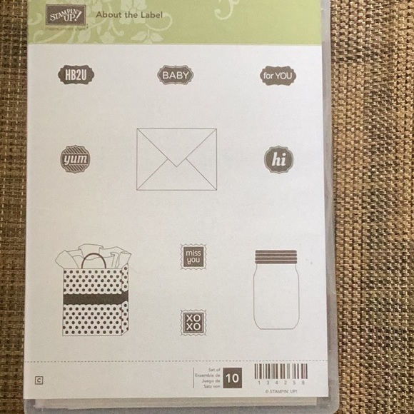 Stampin' Up! | Other | New Stampin Up Set About The Label | Poshmark